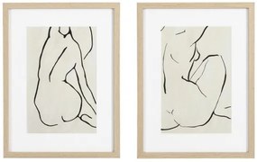 BIZZOTTO Set 2 obrázů REFINED 30x40cm 0240751