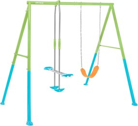 Zahradní dvojitá houpačka Kidsdream vícebarevná