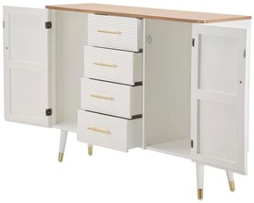 Designová komoda Gerlinde 117 cm bílá