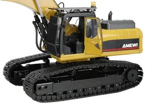 AMEWI G705E Bagr žluto-černý / 1:14 / věk 14+ / kov / RTR / 2.4GHz