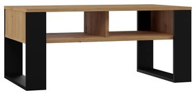 TPS Konferenční stolek MODERN 2P - Dub artisan / Černá
