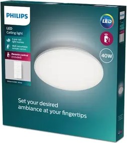 Philips Wincel CL630 40W 48cm bílá / stropní svítidlo / LED / 4300lm /