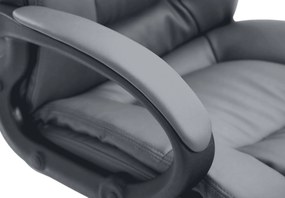 Kancelářská židle XL Sparta umělá kůže – šedá