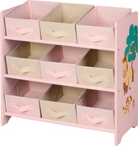 Livarno® Regál do dětského pokoje, 65 x 62 x 30 cm (světle růžová)