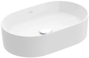 Villeroy & Boch Collaro umyvadlo na desku 56x36 cm bez otvoru pro baterii, bez přepadu 4A195601