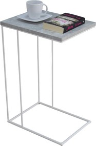 ADRK Laptop stolek DRU W-BE 30, beton/bílá