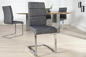 Wellness židle / šedo-černá
