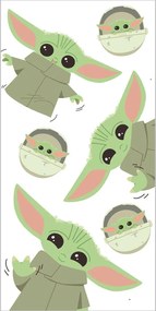Jerry Fabrics Plážová osuška 70x140 Star Wars Baby Yoda bavlna srpen 23