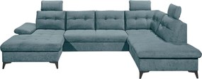 XXXLutz SEDACÍ SOUPRAVA, textil, modrá MID.YOU - Sedací soupravy - 002220053709