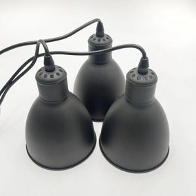 Brilagi - LED Lustr na lanku RIDDY 3xE27/60W/230V černá