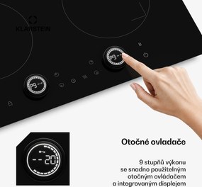 Klarstein Neotouch indukční varná deska | Moderní a výkonná | 4 varné zóny | 9 stupňů | 7200 W | 60 cm