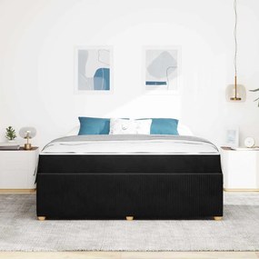 Rám postele Černá 180 x 200 cm textil 3398427