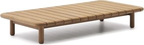 Zahradní odkládací stolek z teakového dřeva 70x140 cm Turqueta – Kave Home