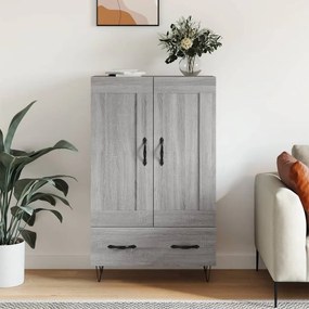 Skříň highboard šedá sonoma 69,5 x 31 x 115 cm kompozitní dřevo - Default Title