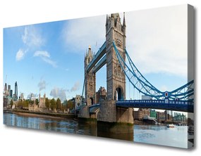Obraz na plátně Most Londýn Architektura 120x60 cm