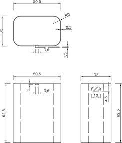 Sapho Sapho, BELLAGIO koš na prádlo 50,2x62,5x32cm, ecru, 3063CR