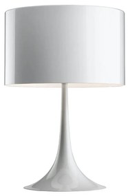 Flos Spun Light T1, bílá designová stolní lampa, 1x150W E27, výška 57,5cm
