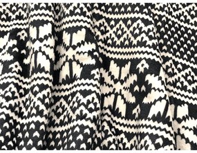 Oboustranná beránková deka MALENA 150x200 cm, zimní motiv