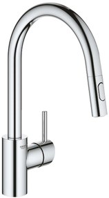 Grohe Concetto - Dřezová baterie s výsuvnou sprškou, chrom 31483002