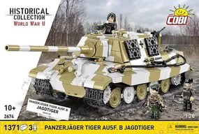 COBI 2674 Jagdtiger Ausf. B / Stavebnice / 1:28 / 1371 dílů / 3 figurk
