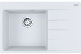 Franke Centro - Fragranitový dřez CNG 611-78 TL/2, 78x50 cm, bílá-led 114.0637.512