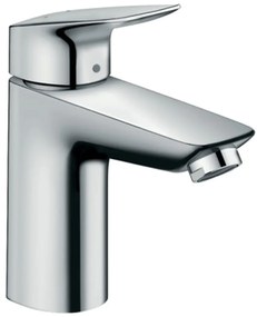 Hansgrohe Logis, páková umyvadlová baterie 100 s kovovou odtokovou soupravou s táhlem, chromová, HAN-71171000