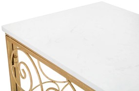 Designová konzole Bellachay 140 cm zlatá