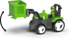 EFKO Traktor Igráček MultiGO zelený s vidlemi a paletou / od 3 let