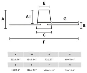 FARO 34315 - LED Stm. str. ventilátor KLOVER S LED/20W/230V bílá pr. 80 cm + DO