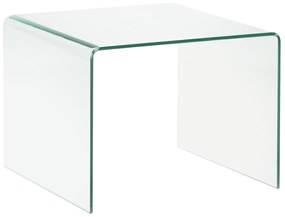 Skleněný konferenční stolek Kave Home Burano 60 x 60 cm