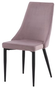 Jídelní židle Leone, 2ks, starorůžová, S46,5xD63xV91