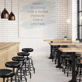 Barová židle Yaheetech – černá, 44 cm (délka) × 44 cm (šířka) × 54,5 cm – 71,5 cm (výška) (256244013357)