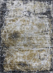 Berfin Dywany, Kusový koberec Zara 9630 Yellow Grey, 140x190, žlutá, kancelář