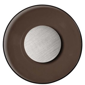 LED nikl-hnědé svítidlo na zeď Esti