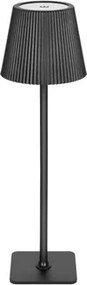 Stolní lampa REBEL RB-6304-B , dotyková, regulace, USB-C, černá