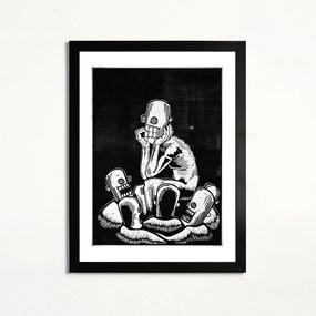 Hugo Rayman | Conte Ugolino Rám: Bílý, Velikost: 30 x 20 cm