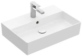 Villeroy & Boch Memento 2.0 - Umyvadlo 600x420 mm, s přepadem, otvor pro baterii, CeramicPlus, alpská bílá 4A226GR1