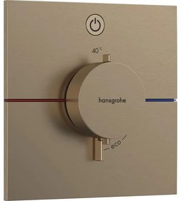 Hansgrohe ShowerSelect Comfort E Termostatická podomítková baterie jednocestná, kartáčovaný bronz 15571140