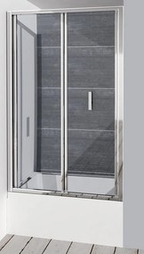 Polysan DEEP sprchové dveře skládací 1000x1650mm, čiré sklo - MD1910