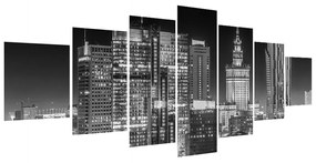 Černobílý obraz New Yorku (210x100 cm)