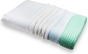 Perdormire přírodní polštář ideální pro spánek na zádech Bio Wave 72x42 cm + povlak na polštář zdarma