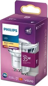 Philips Classic LED žárovka GU10 teplá bílá / Bodová žárovka / GU10 /
