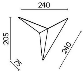 Maytoni C808WL-L3B - LED Nástěnné svítidlo TRAME LED/3W/230V černá