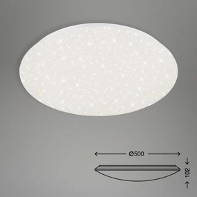 Brilo - LED Stmívatelné stropní svítidlo STARRY SKY LED/40W/230V 3000-6000K + DO