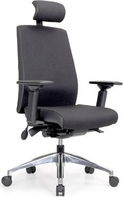 Ergonomická kancelářská židle MOSH Elite T3 Pro černá