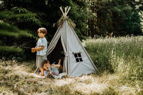 Vigvam design Venkovní Teepee Wild Child, Sand - ČTVERCOVÉ BEZ DOPLŇKŮ