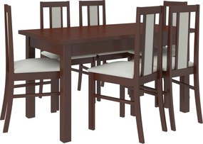ADRK Furniture Sada stolu s židlemi RODOS 59 SE-ROD-59-DW-B145