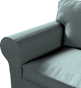 Potah na pohovku IKEA  Ektorp 3-místná, nerozkládací barva modrá látka pletený vzor