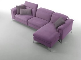Pregio Italia sofa&relax Rohová sedací souprava SOLUTION Provedení: 2 místná + rohové ukončení, Vzorník látek: tekno fibra 16 fuchsia