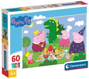 Clementoni - Puzzle 60 Prasátko Peppa